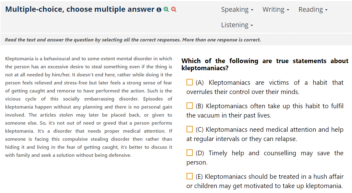 4 Tips For Solving PTE Reading Multiple Choice Questions With Sample 